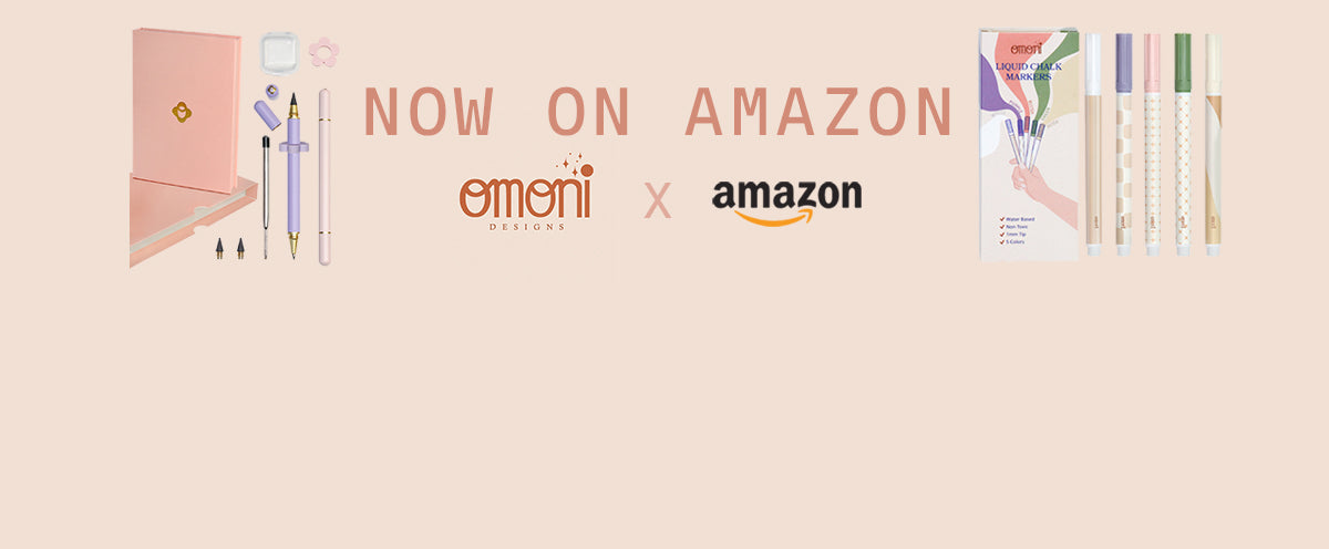 Dual Refillable Pink Ballpoint Pen and Long-Lasting Pencil – Omoni Designs