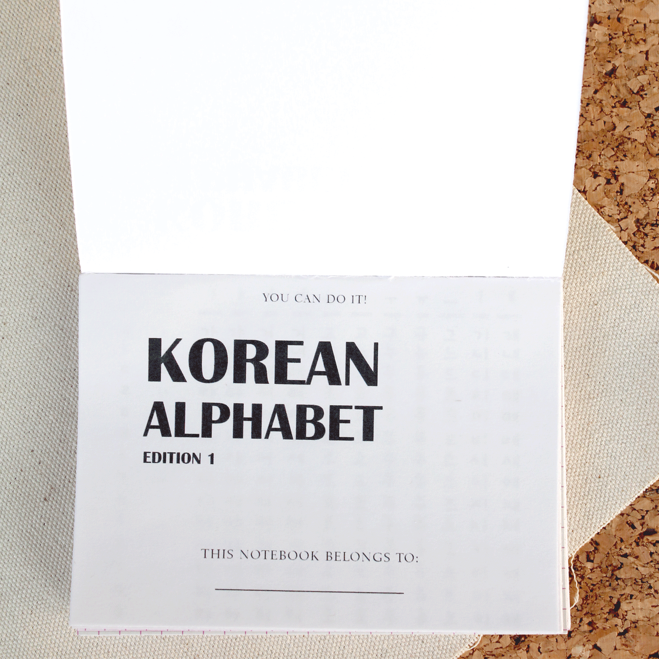 Korean Alphabet Book A5 - Edition 1 – Omoni Designs
